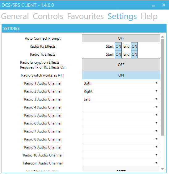 Through The Inferno [DCS World] » SRS Radio Setup